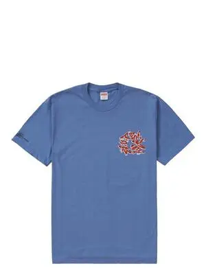Supreme Support Unit Tee Shirt Dusty Light Royal