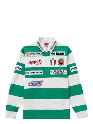 Supreme Stripe Rugby Shirt - White