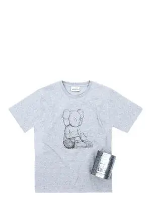 KAWS Seeing/watching Companion Canned Tee Shirt - Grey