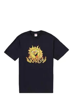 Supreme Sun Tee Shirt - Navy Blue