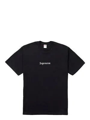 Supreme Swarovski Box Logo Tee Shirt Black