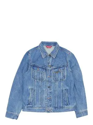 Supreme Studded Denim Trucker Jacket - Blue