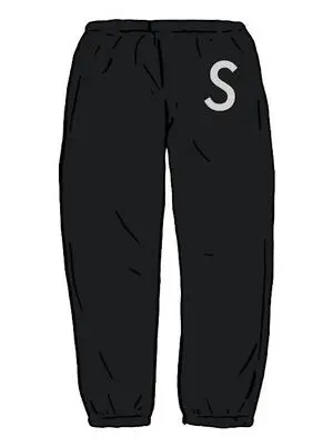 Supreme Swarovski Logo Sweatpants - Black