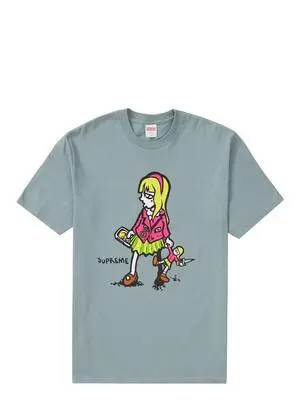 Supreme Suzie Switchblade Tee Shirt - Dark Sage