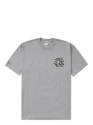 Supreme Support Unit Tee Shirt Heather Grey