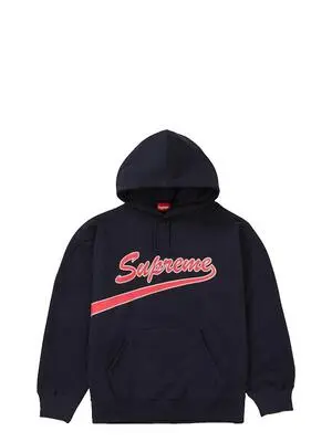 Supreme Hooded Sweatshirt Navy Blue