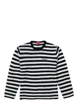 Supreme Stripe Mohair Sweater - Black