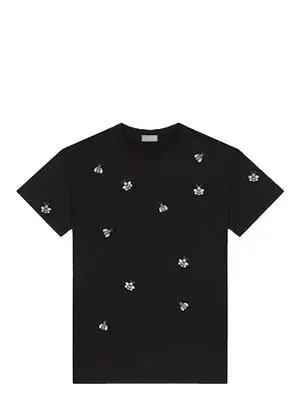 KAWS X Dior Embroidered Bee T-shirt - Black