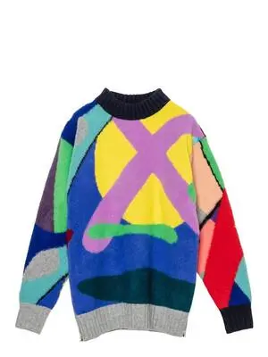 KAWS X Sacai Knit Pullover - Multicolor