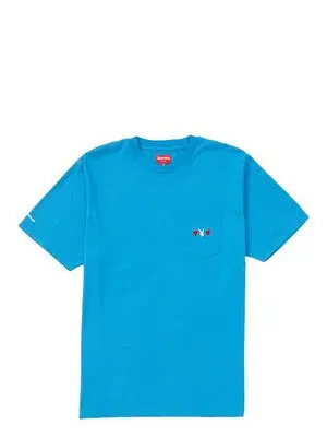 Supreme Playboy Pocket Tee Shirt Bright Royal