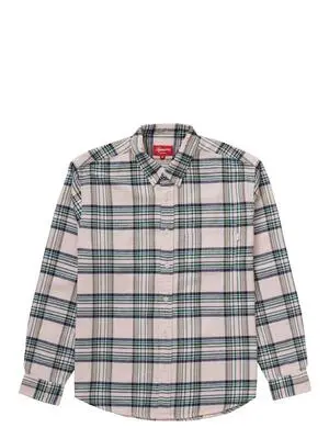 Supreme Tartan Flannel Shirt - Pale Pink