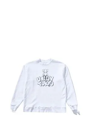 KAWS X Union Tokyo Crewneck Sweatshirt - White