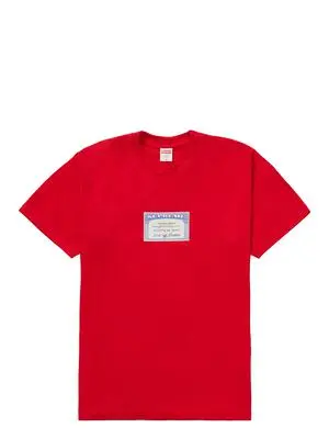 Supreme Social Tee Shirt - Red