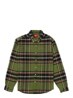 Supreme Tartan Flannel Shirt - Green