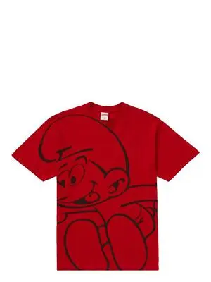 Supreme Smurfs Tee Shirt - Red
