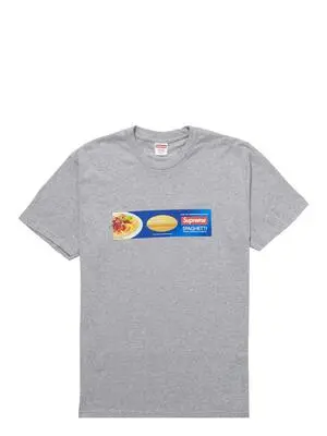 Supreme Spaghetti Tee Shirt Heather Grey
