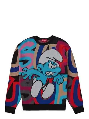 Supreme Smurfs Sweater - Black