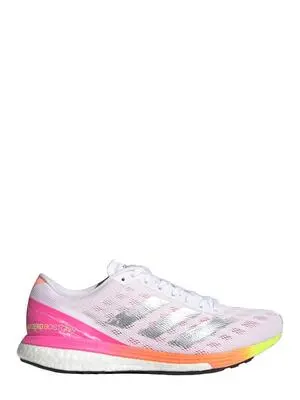 Adidas Adizero Boston 9 Sneakers - Cloud White/silver Metallic/screaming Pink