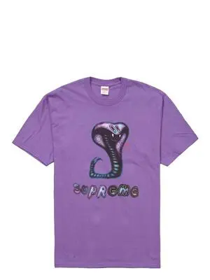 Supreme Snake Tee Shirt - Purple