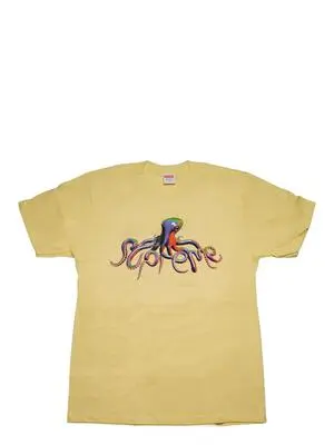 Supreme Tentacles Tee Shirt - Pale Yellow