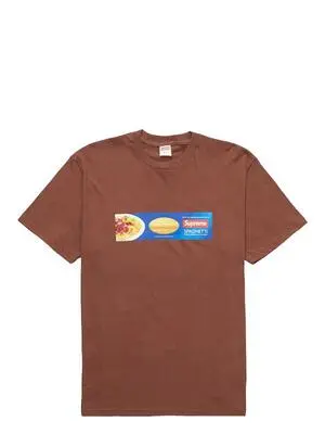 Supreme Spaghetti Tee Shirt Brown
