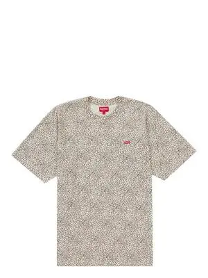 Supreme Small Box Tee Shirt Pink Leopard