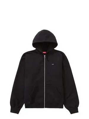Supreme Small Box Zip Up Hooded Sweatshirt - Black
