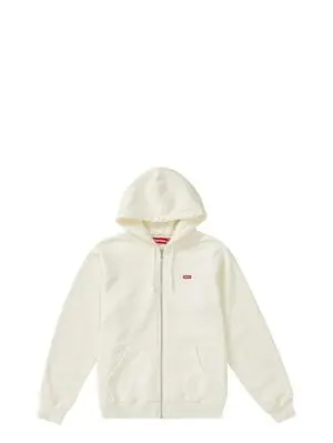 Supreme Small Box Zip Up Sweatshirt - White