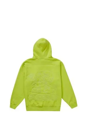 Supreme Smurfs Hooded Sweatshirt Acid Green