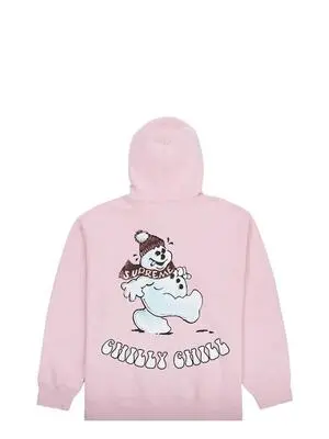 Supreme Snowman Hooded Sweatshirt - Light Pink