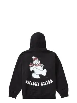 Supreme Snowman Hooded Sweatshirt - Black