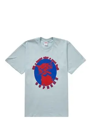 Supreme Smoke Tee Shirt (ss23) Pale Blue