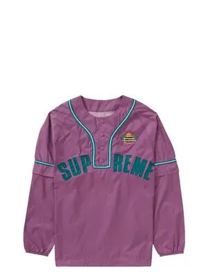 Supreme Snap-off Sleeve Baseball Top - Purple