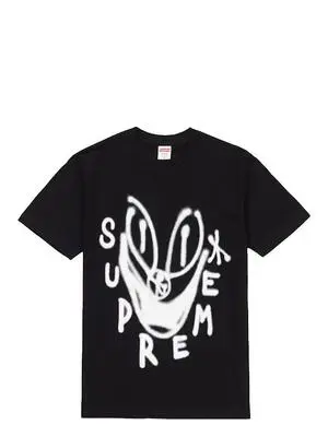 Supreme Smile Tee Shirt - Black