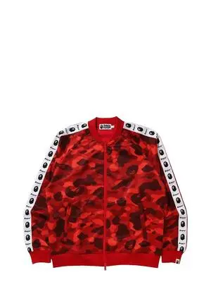 A BATHING APE Camo Tape Jersey Top - Red