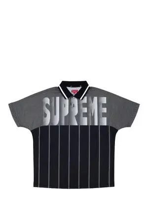 Supreme Soccer Polo Shirt - Black