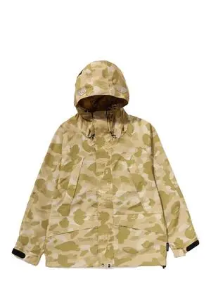 A BATHING APE Camo Shark Snowboard Jacket - Yellow