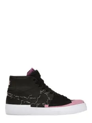 Nike Zoom Blazer Mid Edge Sneakers - Black/pink Rise/white