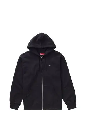 Supreme Small Box Zip Up Hooded Sweatshirt - Black