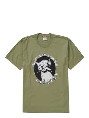 Supreme Smoke Tee Shirt (ss23) Light Olive