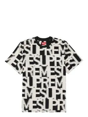 Supreme Spellout Short Sleeve Top Black