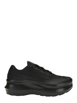 SALOMON Sr811 Leather Platform Sneakers - Black