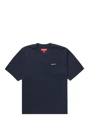 Supreme Short Sleeve Pocket Tee Shirt (fw23) Navy Blue