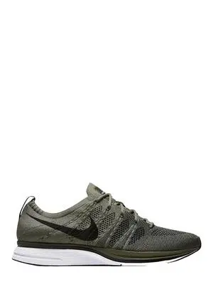 Nike Flyknit Trainer - Medium Olive/black/white