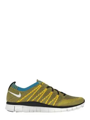 Nike Free Flyknit Htm - Tour Yellow/light Charcoal/neo Turquoise