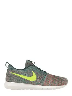 Nike Flyknit Roshe Runin Sneakers - Mineral Teal/volt