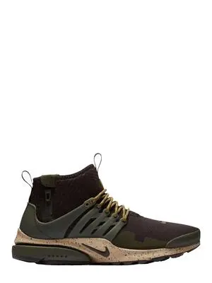 Nike Presto Mid Utility Sneakers - Velvet Brown/cargo Khaki/mushroom