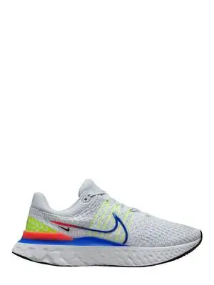 Nike React Infinity Run Flyknit 3 Sneakers Pure Platinum/racer Blue