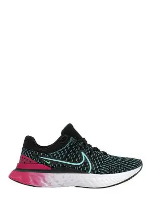 Nike React Infinity Run Flyknit 3 - Black/dynamic Turquoise/pink Prime