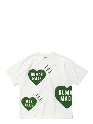 HUMAN MADE Big Heart T-shirt - White Green